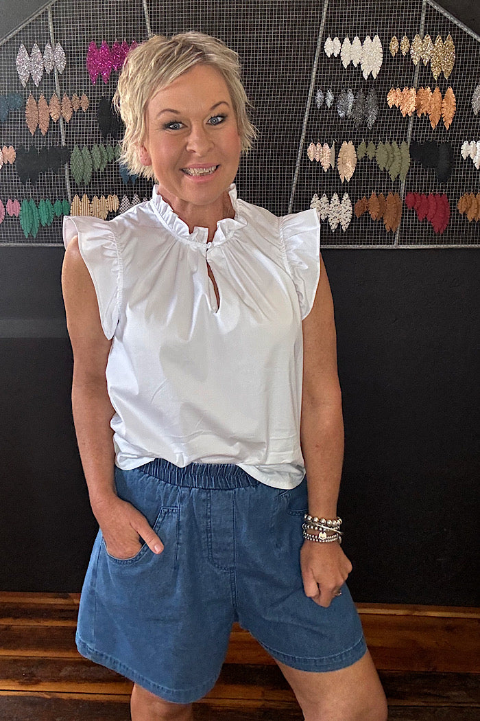 PULP FICTION TOP - WHITE – Mickelloo