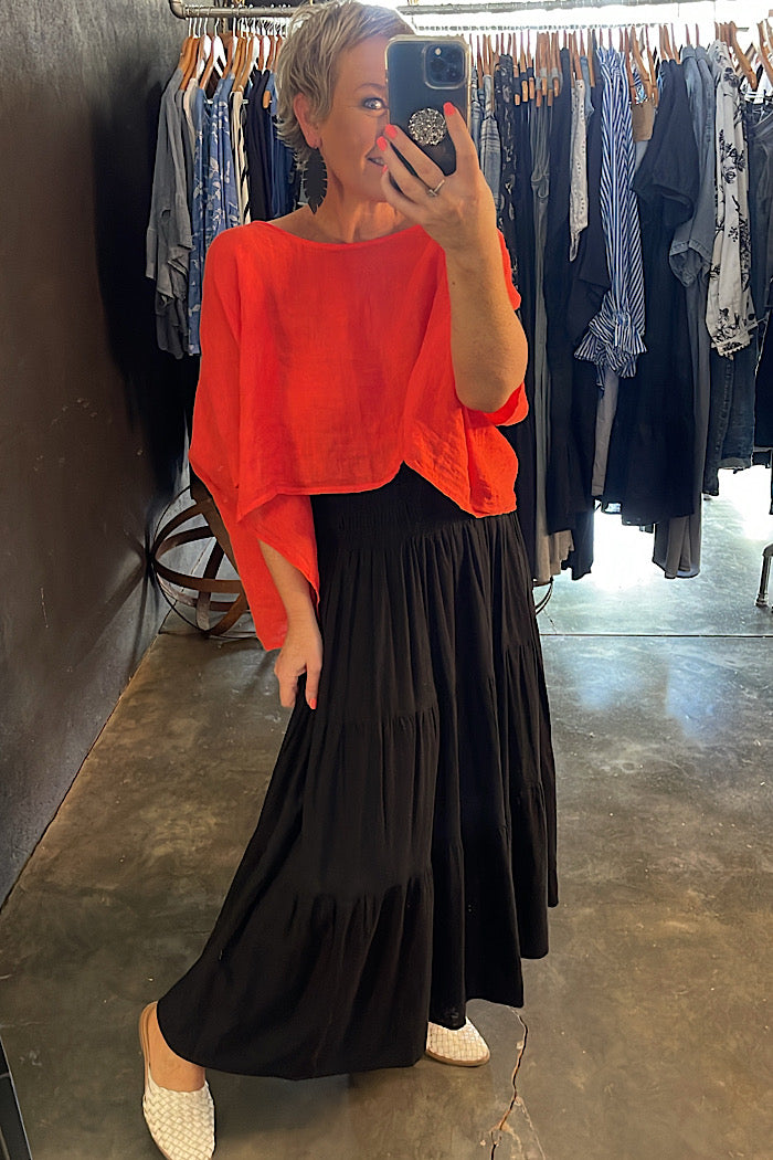 TANNA MAXI SKIRT - JET – Mickelloo