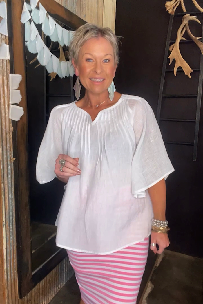 VIDA TOP - WHITE – Mickelloo